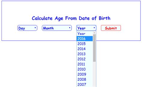 Calculate Age From Date Of Birth Using PHP Free Source Code Tutorials And Articles
