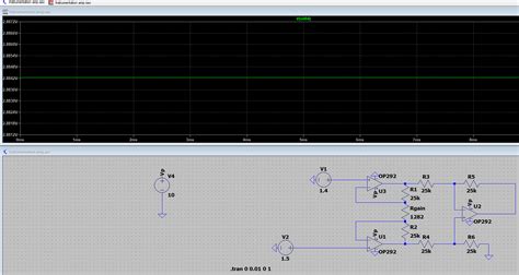 instrumentation amplifier simulation problem r askelectronics