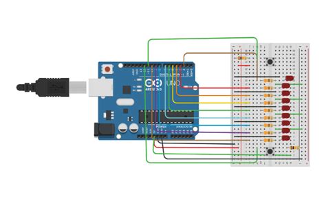 circuit design se enciende apaga al presionar un pulsador tinkercad