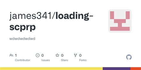 GitHub James341 Loading Scprp Wdwdwdwdwd