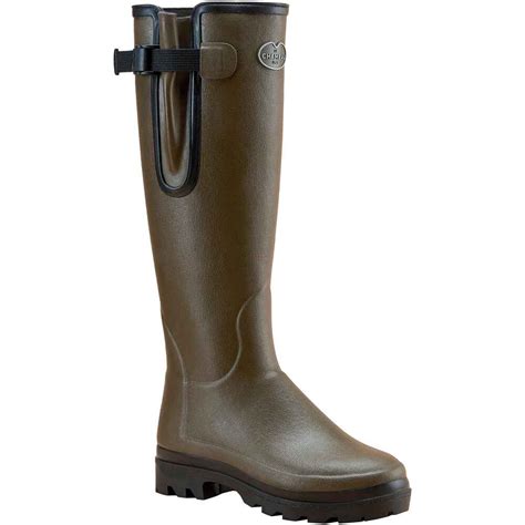 Le Chameau Damen Gummistiefel Vierzonord Vert Chameaublack British