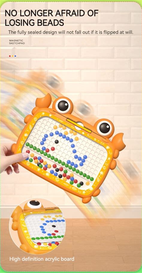 Magnetic Drawing Board Magpad Dots Educantional Toy for Kids Doodle ...
