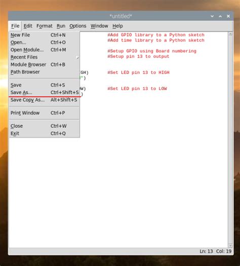 Lab1 — M21 — Python Gpio Control Raspberry Pi3 Model B By Puwanat