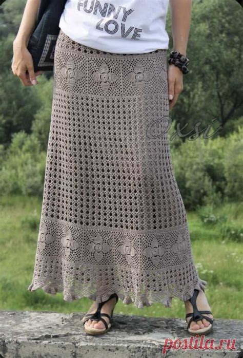 Очаровательные летние юбки крючком Идеи со схемами Вяжем вместе в трикотажное вязание