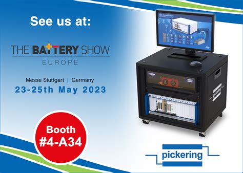 Pickering Interfaces To Demo Ev Bms Test Rig At The Battery Show Europe 2023 Instrumentation