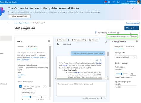 Connect Your Data To Azure Openai For Generative Answers In Copilot