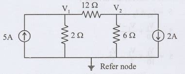 Nodal Analysis Solved Example Problems Electrical Circuits