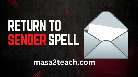 How To Do A Return To Sender Spell For Beginners