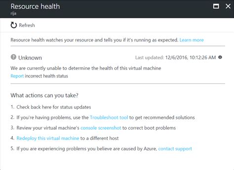 Azure Resource Health 개요 Azure Service Health Microsoft Learn