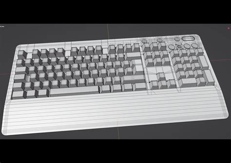Logitech Keyboard 3d Model By Bsten