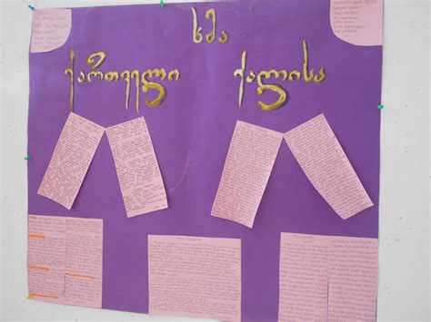 მასწავლებლის პორტფოლიო სასწავლო და სოციალური პროექტები