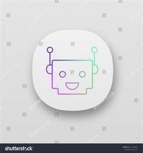 Chatbot App Icon Uiux User Interface 库存矢量图（免版税）1167948652 Shutterstock