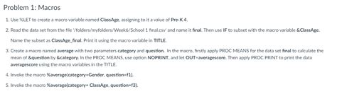 Sas Programmingi Really Need Help With This Problem