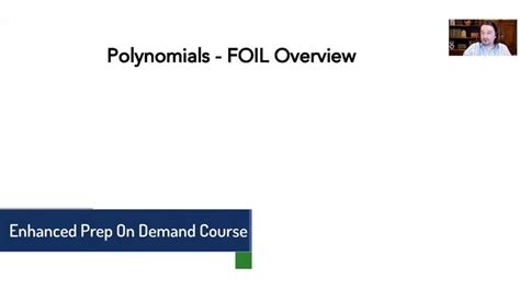 Polynomials Foil Method Satand Math Exam Prep Lesson