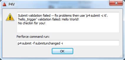 Stumbling Toward Awesomeness Perforce Triggers In Python Pt 1