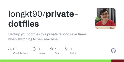 GitHub Longkt Private Dotfiles Backup Your Dotfiles To A Private Repo To Save Times When