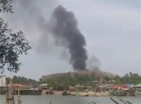 ပုလောမြို့နယ်ရှပ်ပုံရွာကို စစ်ကောင်စီတပ်မီးရှို့ နိုင်ငံတကာမြန်မာ့သတင်း