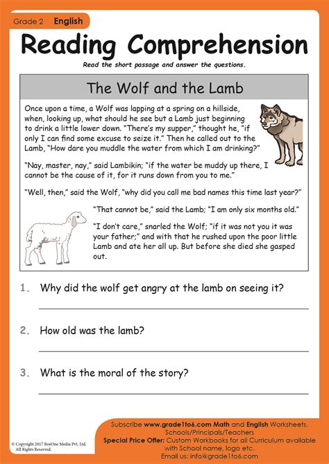 First Grade Reading Comprehension
