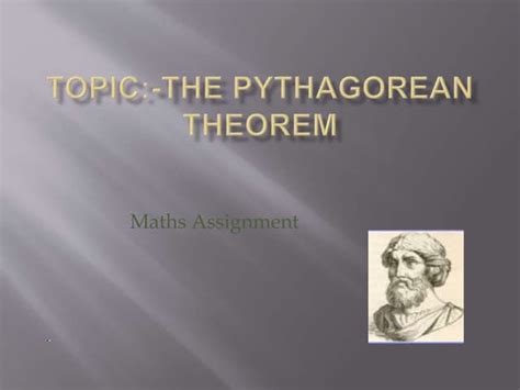 Phythagoras Theorem Pptx