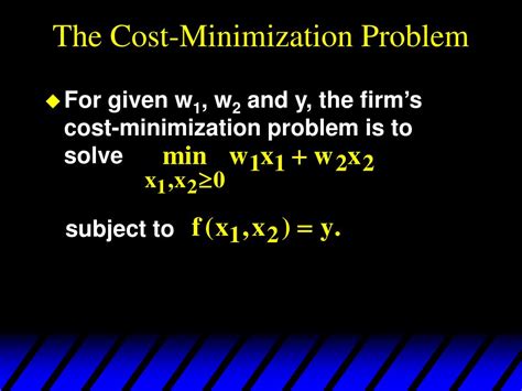 Ppt Cost Minimization Powerpoint Presentation Free Download Id4937403