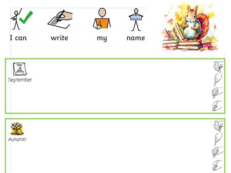 I Can Write My Name Assessment With Widgit Teaching Resources