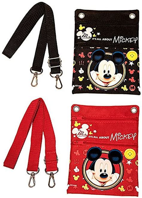 Disney Mickey Mouse Cross Body Shoulder Bag Set Of 2 Assorted Color