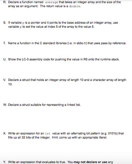 Solved Declare A Function Named Average That Takes An