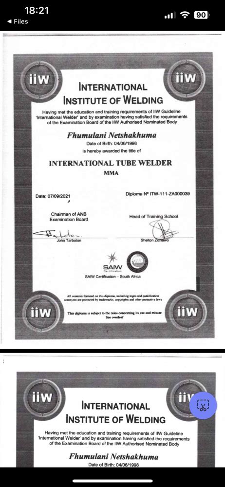 Non Destructive Testing Welding Technician