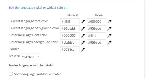 language switcher plugin for frontend kingoz