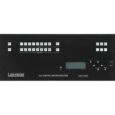 RCB Logic Lightware MX FR R X Crosspoint MX Modular Digital Router