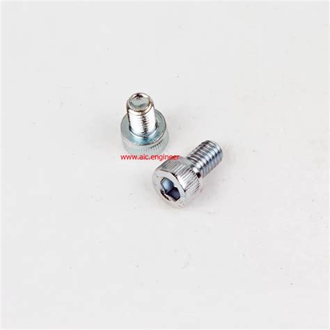 น็อตหัวจมชุบขาว M5 ยาว 8 80 มม Zinc Socket Head Cap Screw M5x8 80mm