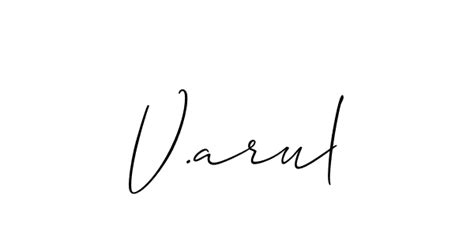 76 V Arul Name Signature Style Ideas Amazing Esignature