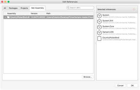 Ios Country Picker For Xamarin Stack Overflow