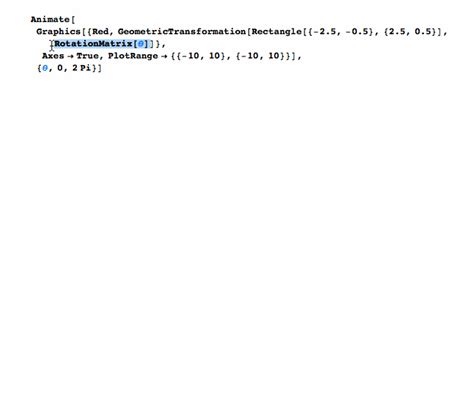 Geometry How Do I Create A Function To Rotate A Rectangle About Its
