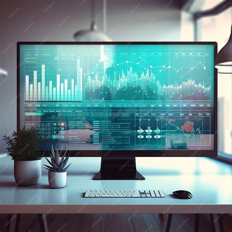 Premium Photo Illustration In Computer Screen Big Data Analysis