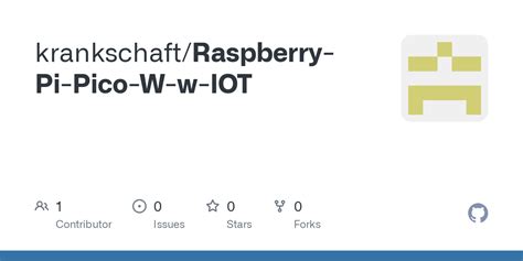 GitHub Krankschaft Raspberry Pi Pico W W IOT