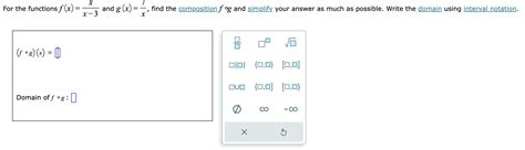 Solved For The Functions F X X3x And G X X7 Find The Chegg Com
