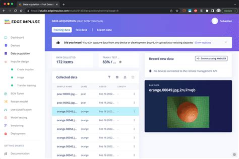 Image Classification With Edge Impulse® Arduino Documentation