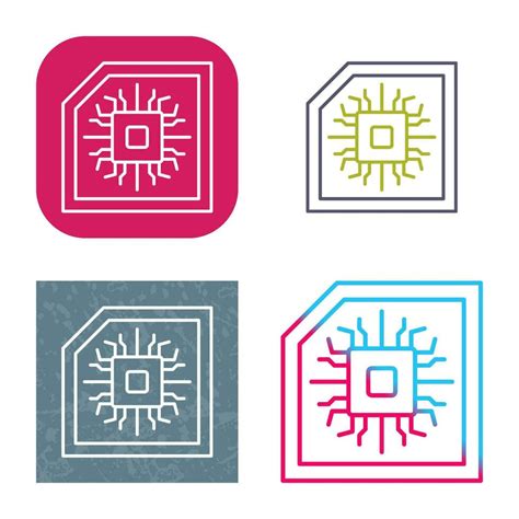 Chip Vector Icon 30434010 Vector Art At Vecteezy