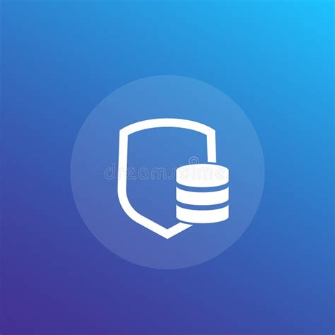 Database Security Data Protection Vector Icon Stock Vector Illustration Of Access Icon