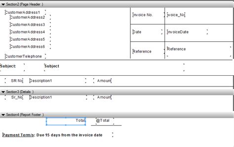 Having Issue With Crystal Report Sections Stack Overflow