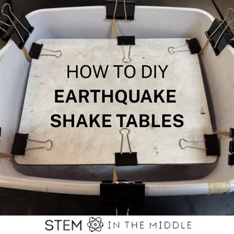How To Make A Diy Earthquake Shake Table For Classroom Stem Projects