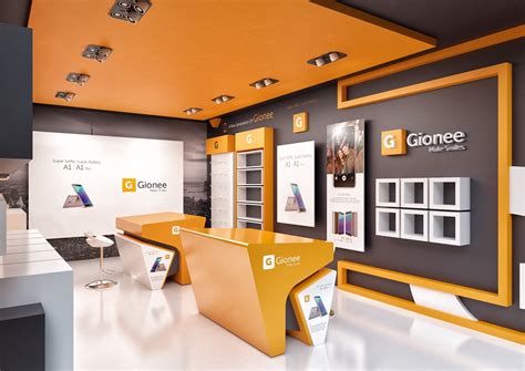 Gionee Mobile Shop Design Cell Phone Experience Store Decoration Ideas