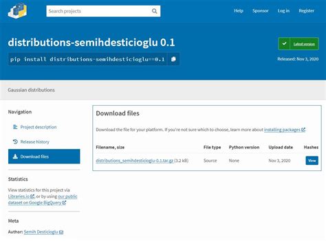 Github Semihdesticiogludistributions Semihdesticioglu 01 Creating A New Python Package That