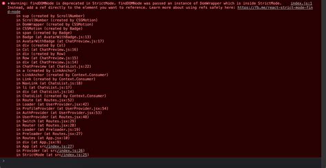 Warning Finddomnode Is Deprecated In Strictmode When Using And · Issue