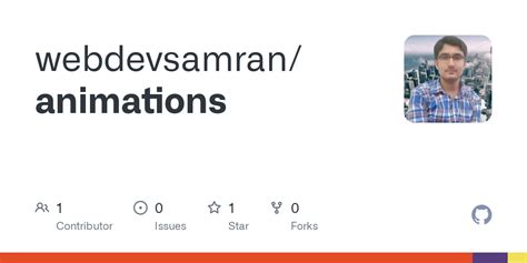 Github Webdevsamrananimations