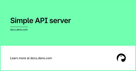 simple api server