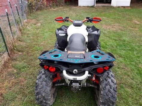 Can Am Renegade And Xmr Rear Rack W Storage Case 500 570 800 850 1000 All Years Lucky 7