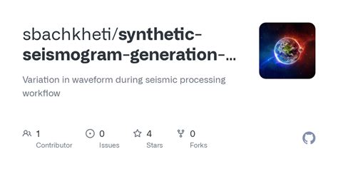 github sbachkheti synthetic seismogram generation and wavelet
