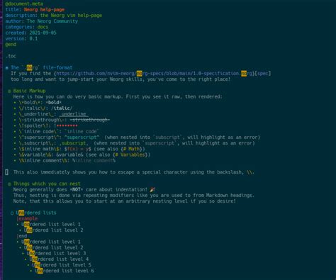 Basic Markup Not Rendering · Issue 779 · Nvim Neorgneorg · Github